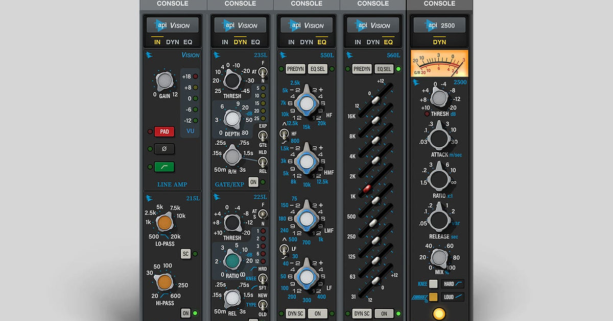 UA Announces API Vision Console Emulation – Universal Audio