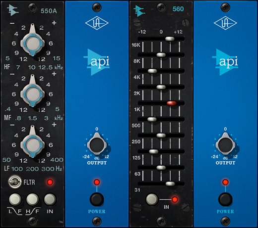 Universal Audio Announces API 500 Series EQ Plug-In Collection For UAD