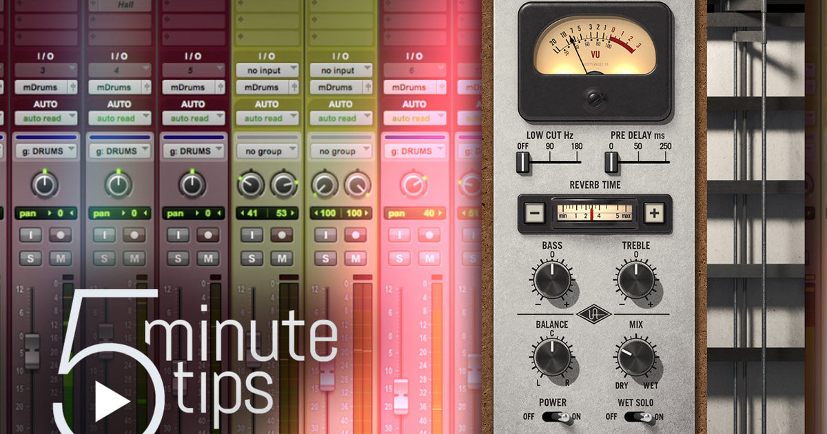5-Min UAD Tips: Pure Plate Reverb – Universal Audio