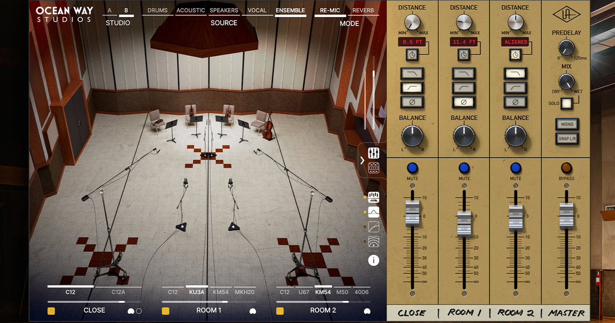 UA Introduces Ocean Way Studios Deluxe Plug-In – Universal Audio