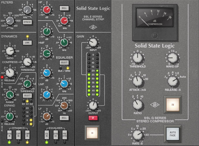 Universal Audio Releases Official SSL E Series Channel Strip And G Ser