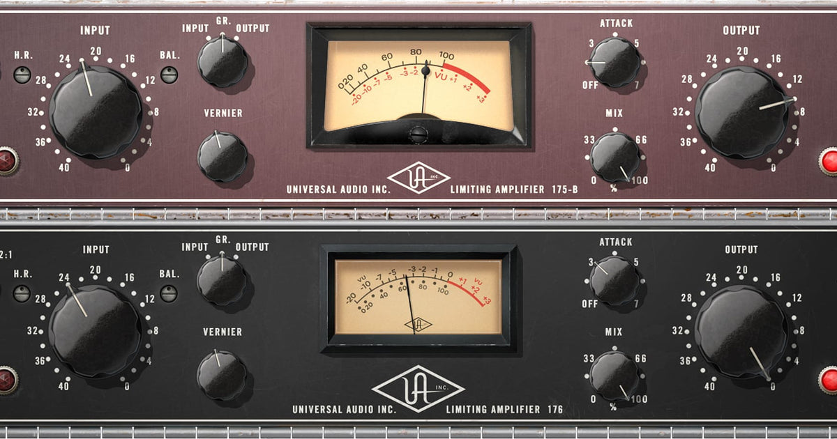 Universal Audio Releases 175B & 176 Tube Compressor Collection
