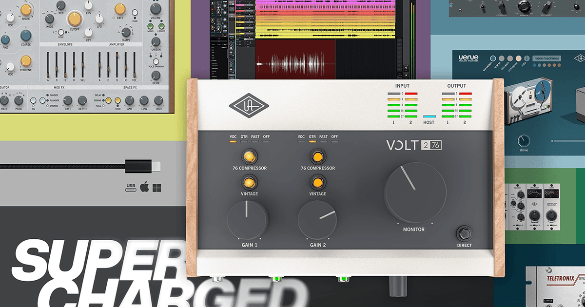 Universal Audio Introduces Volt USB Recording Studios featuring LUNA D
