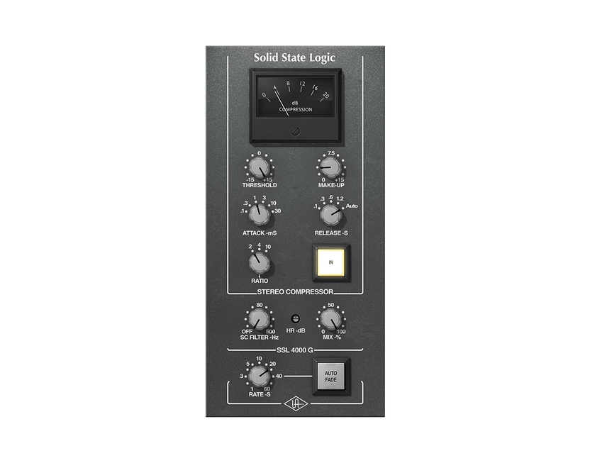 SSL 4000 G Bus Compressor – Universal Audio