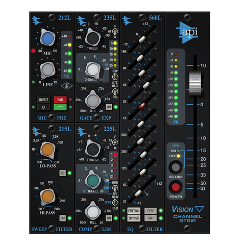API Vision Channel Strip Collection – Universal Audio