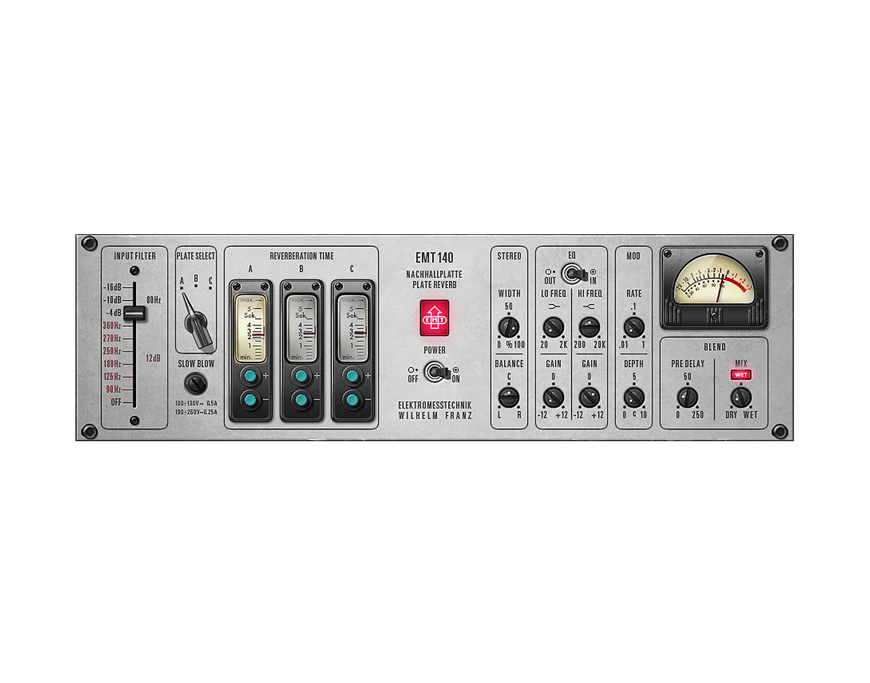 EMT 140 Classic Plate Reverberator – Universal Audio